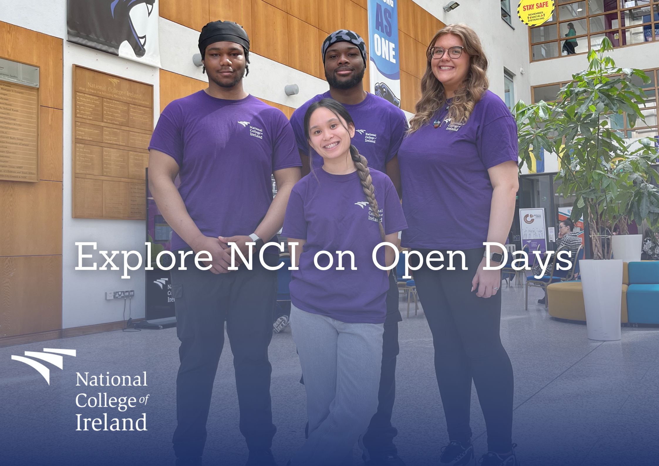 Open Days at NCI: Here to help you decide! - National College of Ireland