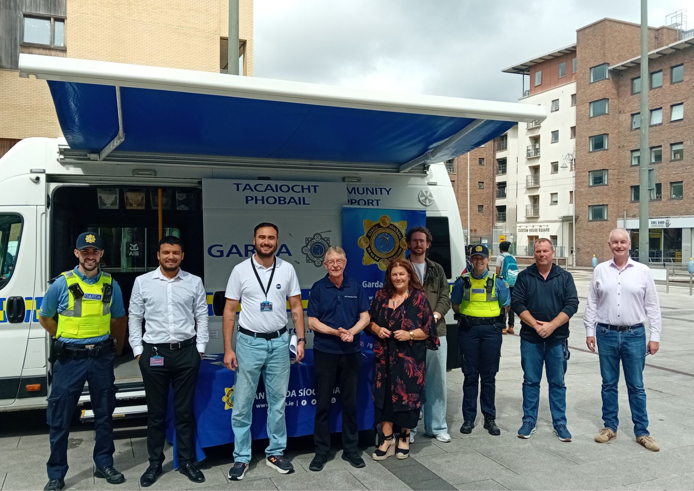 Pop-up Garda station at NCI - National College of Ireland