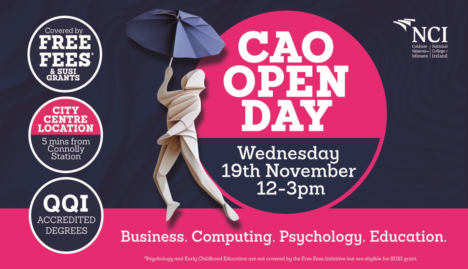 CAO Open Day - November 2025 - National College of Ireland
