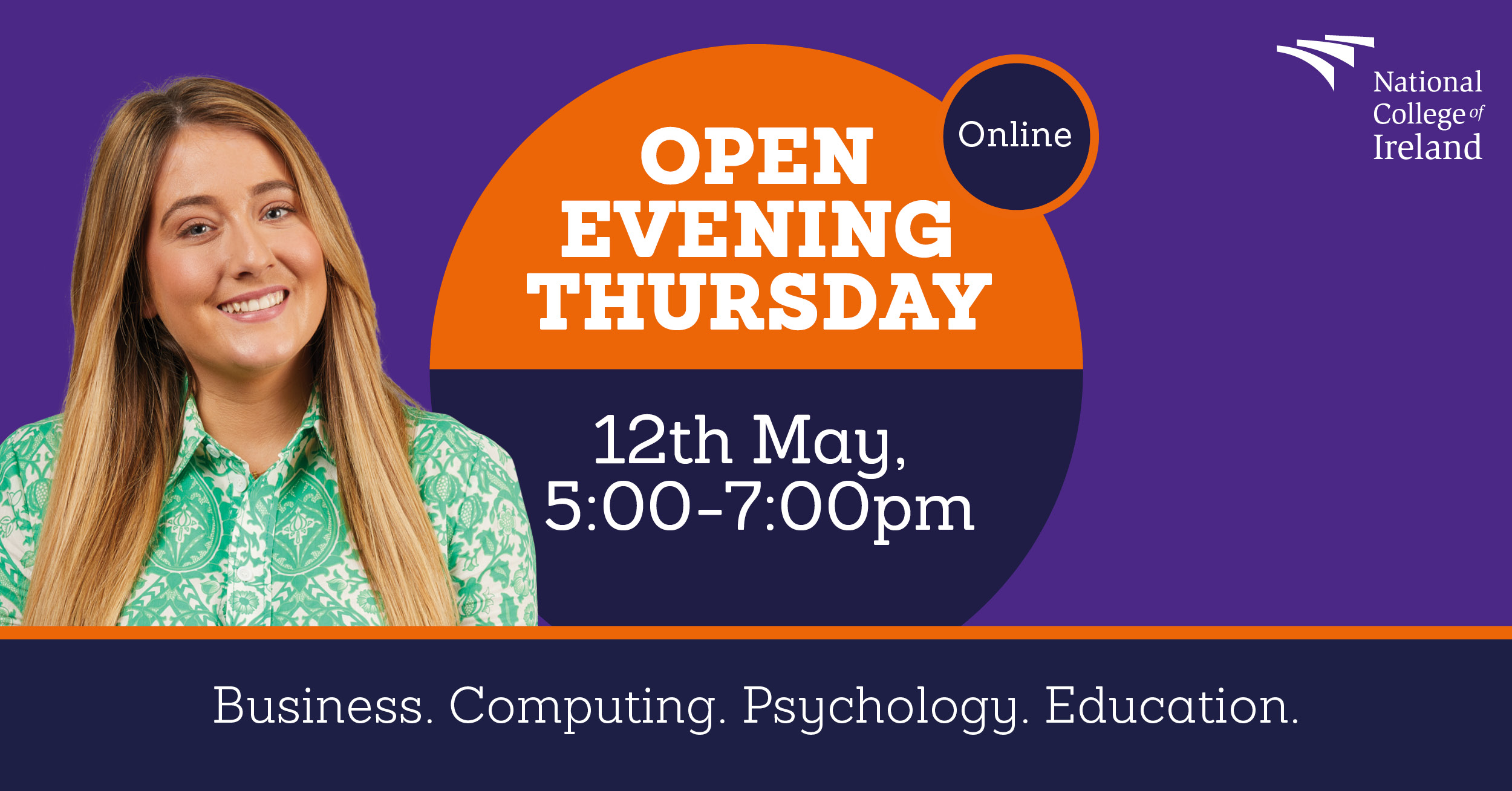 Online Open Evening - National College of Ireland